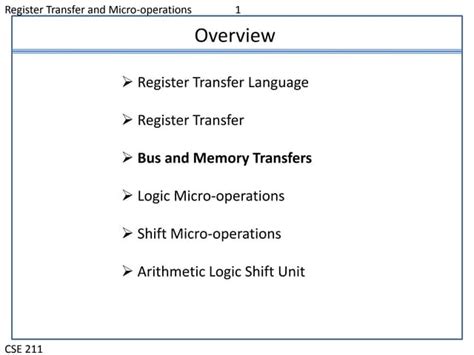 Bus System Using Multiplexer In Coa Ppt