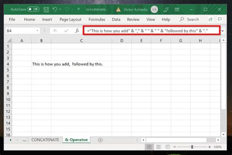 Concatenate Excel How To Concatenate Join Columns And Strings