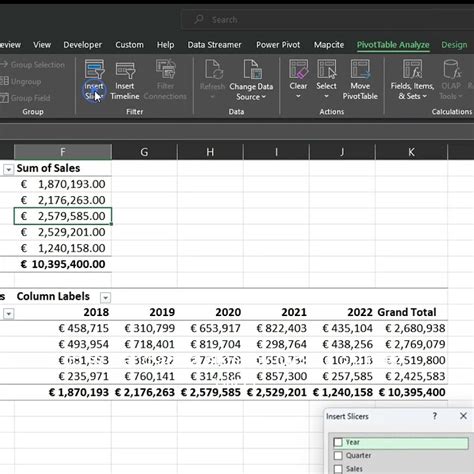 Insert And Link A Slicer To Multiple Pivot Tables Shorts Excelwithpaulo Excel Exceltips