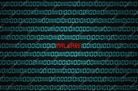 Premium Photo Malware Binary Code