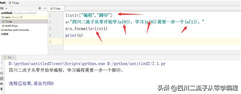 Python字符串替换 学习编程第167天 Python编程 使用format方法灵活替换字符串设计资源叔未授权