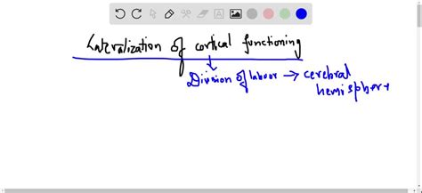 Solved A What Does Lateralization Of Cortical Functioning Mean B Why Is The Term Cerebral
