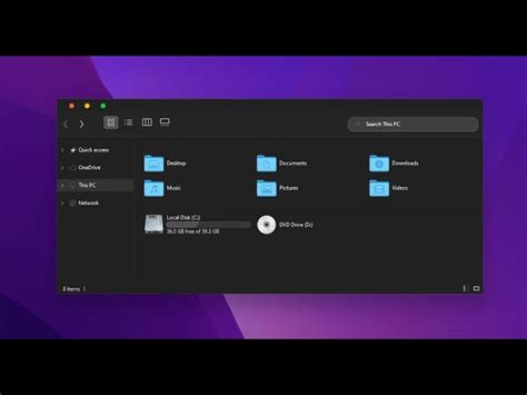 Macos Monterey Dark Theme For Windows 11 Cleodesktoptheme