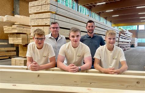 Drei Neue Lehrlinge Und „elternabend“ Buchner Holzbau Gmbh