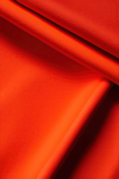 Premium Ai Image Peachy Orange Shade Fabric Textile Texture Of Color