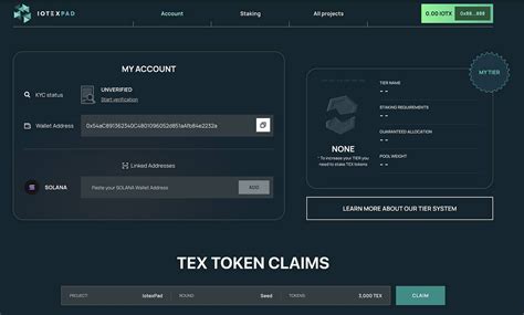 How To Claim Your Tex Tokens This Article Is Only Intended For Our By Iotexpad Medium