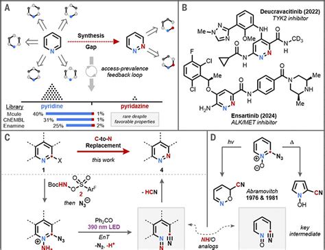 Bridging The Pyridine Pyridazine Synthesis Gap By Skeletal Editing Science