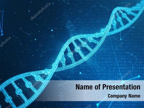 Molecule Digital Dna Structure Powerpoint Template Molecule Digital Dna Structure Powerpoint