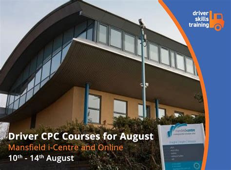 Driver Cpc Courses For August 2021 Online And In Classroom