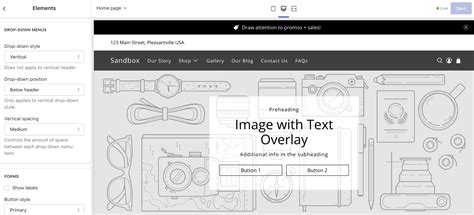 Flex Elements Settings Out Of The Sandbox