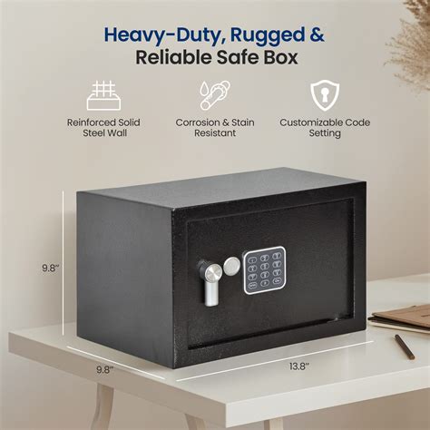 Serenelife Electronic Safe Box Heavy Duty 138 X 98