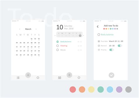 Daily UI Todo List Behance