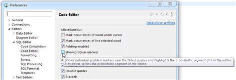 Option To Disable Underline Sql Errors · Dbeaver · Discussion 17809