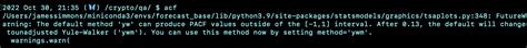 [bug] `crypto qa acf` future warning · issue 3201 · openbb finance