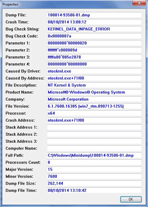 Kernel Data Inpage Error Bsod 0x0000007a On Resume From Sleep Windows 7 Forums