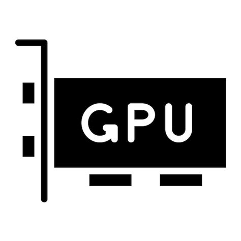 Premium Vector Vector Design Gpu Block Icon Style