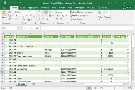 Arcgis Server Select JSON Records As An Excel Table Geographic Information Systems Stack
