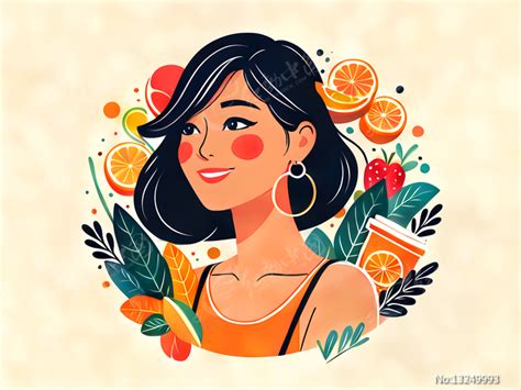 高清水果女孩ai图片下载红动中国