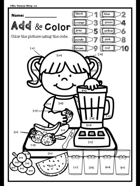 Kindergarten Math Worksheets Addition Bundle Artofit