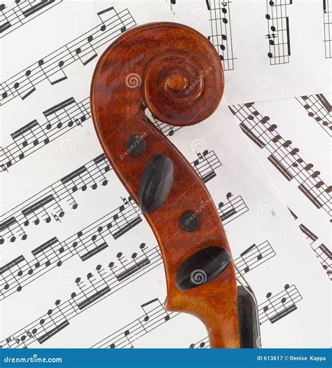 Violin Profile Scroll Stock Image Image Of Recital Fiddles 613617