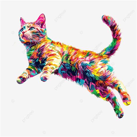 공중에 떠 있는 화려한 고양이 고양이 화려한 파란 눈 Png 일러스트 및 이미지 에 대한 무료 다운로드 Pngtree