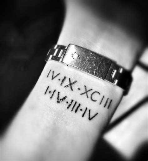 Tatouage Chiffres Romains Le Guide Complet Pour Un Résultat Parfait