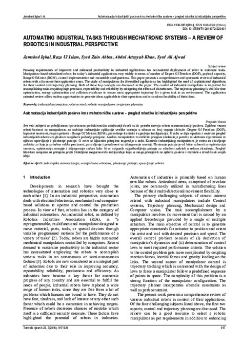 pdf automating industrial tasks through mechatronic systems a