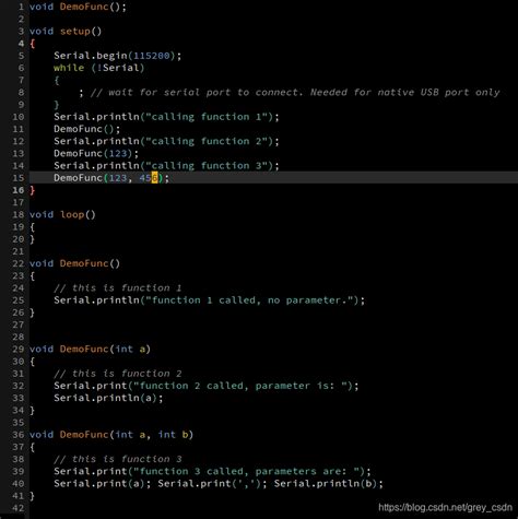 376使用arduino学习c 函数重载arduino重写函数方法 Csdn博客
