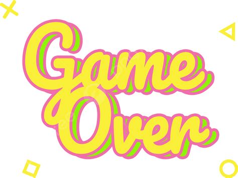Game Over Pasifico Png Game Over Png Fim De Jogo Jogos Imagem Png E