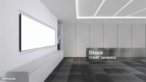 현대 빈 방 3d 렌더링 인테리어 디자인 일러스트 레이 션을 모의 0명에 대한 스톡 사진 및 기타 이미지 0명 3차원 형태