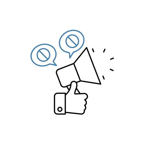 Activist Concept Line Icon Simple Element Illustration Activist Concept Outline Symbol Design