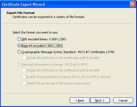 Convert CRT To CER File Netspace