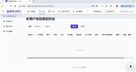 中南大学高性能计算平台门户网站上线啦！ 中南大学信息与网络中心信息化建设办公室