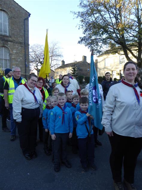 Remembrance Parade 2022 1st Wardle 17th Rochdale Scout Group