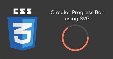 Circular Progress Bar Css Geekboots