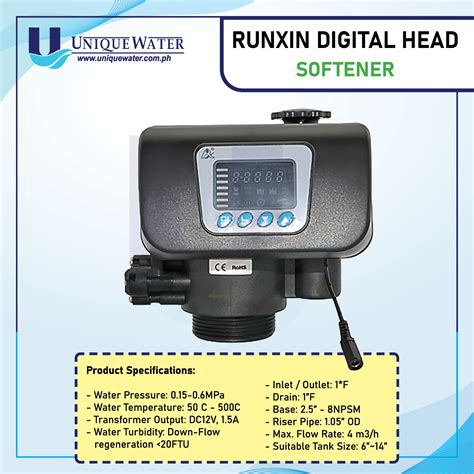 Runxin Digital Head Water Softener Lazada PH