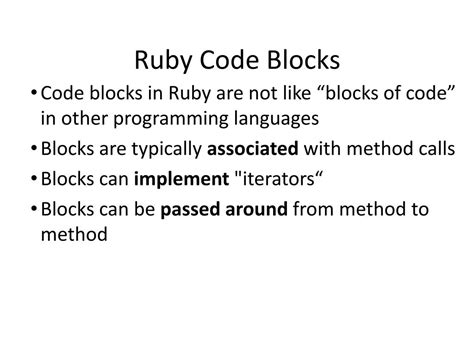 Ppt Learning Ruby Powerpoint Presentation Free Download Id2417133