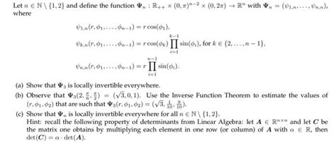 solved let n∈n {1 2} and define the function