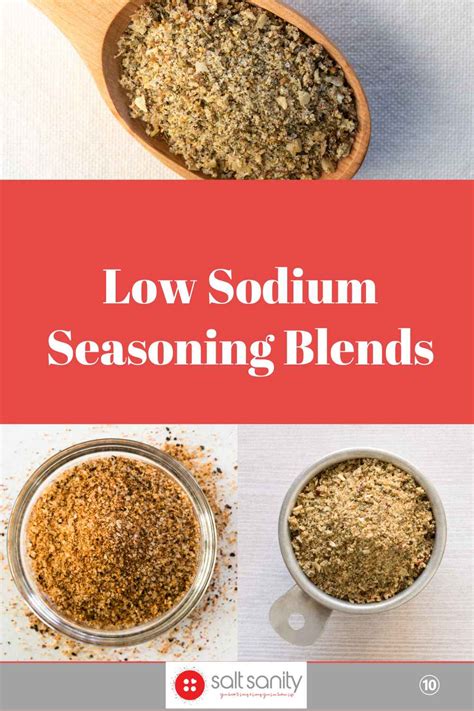 Low Sodium Seasoning Blends