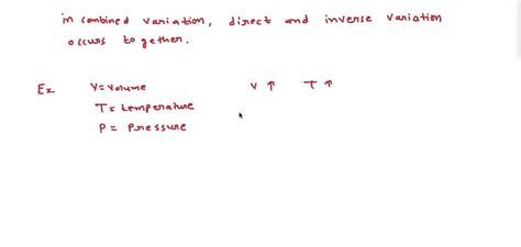 Solved Explain The Meaning Of Combined Variation