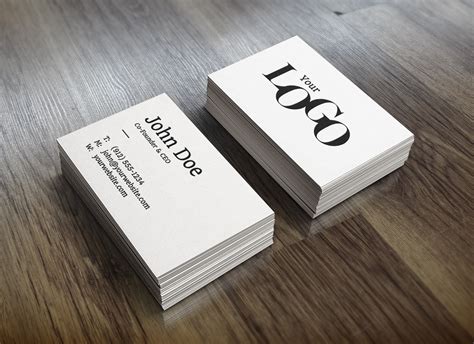 Realistic Business Card Mockup Graphicburger Part 980