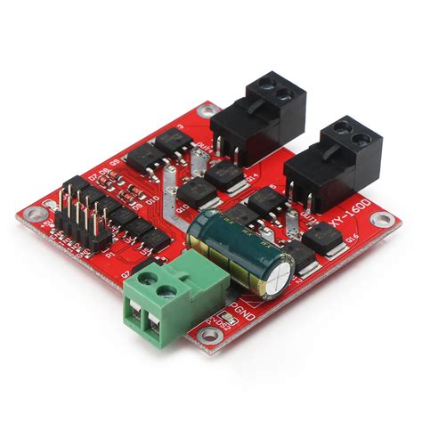160W 2 Channel DC Motor Driver Module Positive Negative PWM Speed Regulation Optocoupler