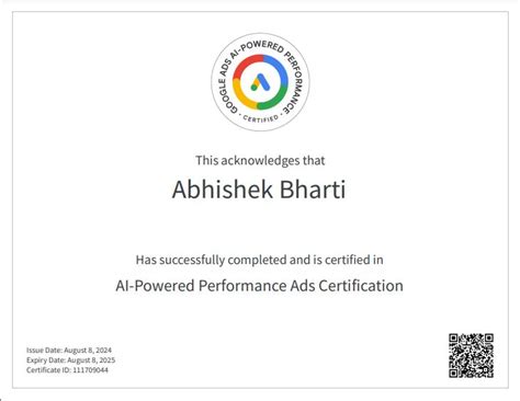 Abhishek Bharti On Linkedin Im Excited To Announce That Ive Recently Earned A New