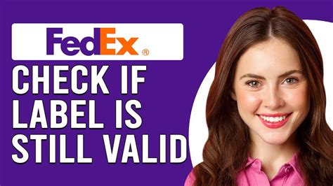 How To Check If Your Fedex Label Is Still Valid How To Know If Fedex Label Is Still Valid