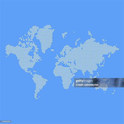 World Map Pixelated High Res Vector Graphic Getty Images