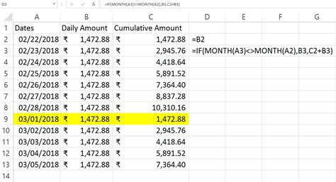 Vba Sum Row Values Based On Start And Date Of A Month In Another