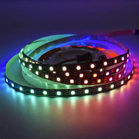 5v Ws2812b Rgb Pixel Led Strip Programmable Addressable 60 Ledsm