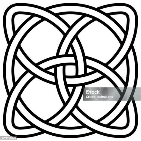 동그라미 기호 아일랜드 무한 장 수 및 건강의 벡터 기호 상징에에서 토끼풀 셀 틱 매듭 원형에 대한 스톡 벡터 아트 및 기타