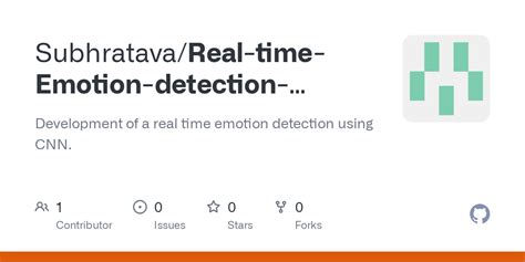 Github Subhratava Real Time Emotion Detection Using Cnn Development