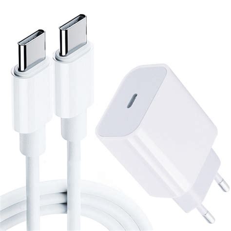 Set 2 In 1 20w Si Power Delivery Cu Incarcator Usb Type C Si Cablu De